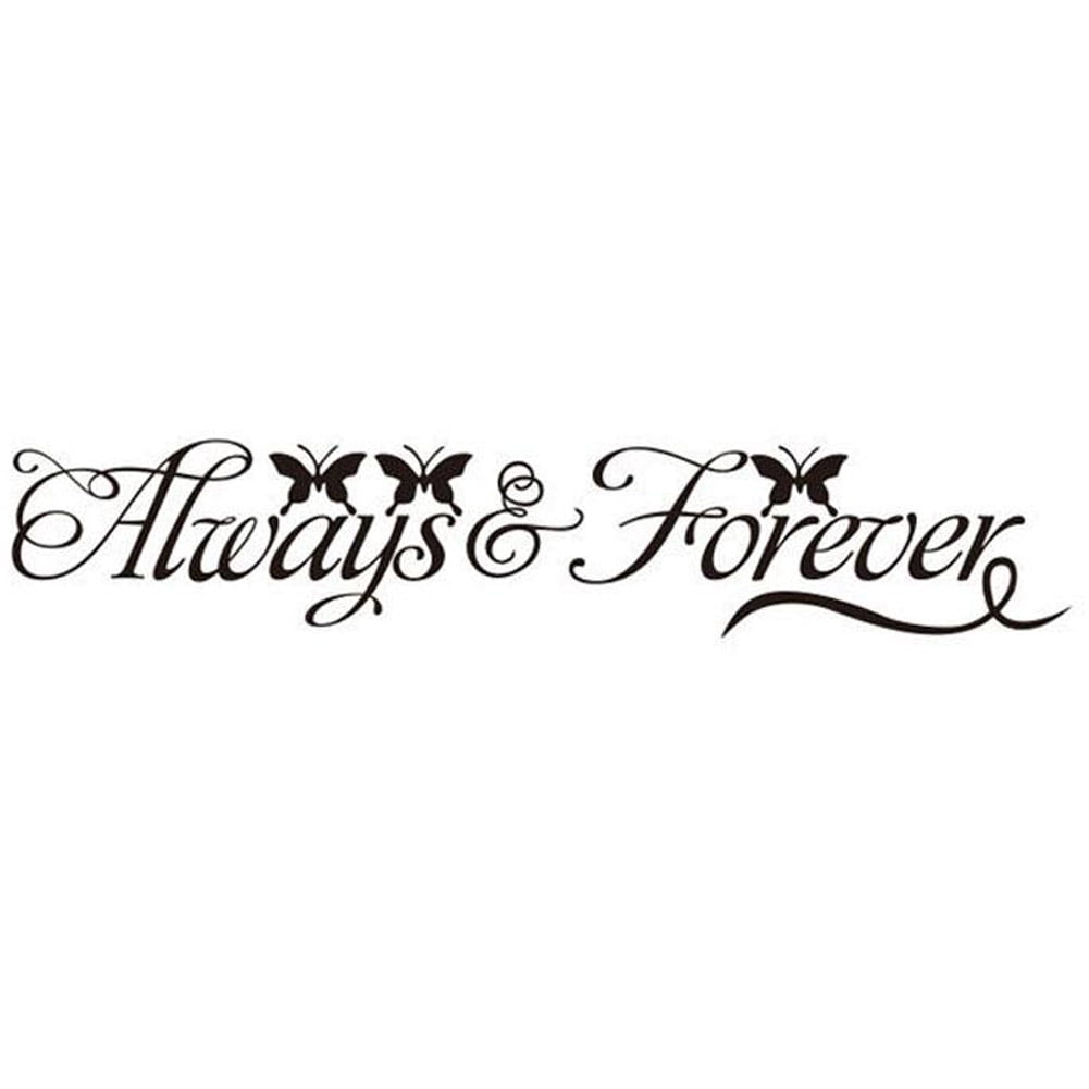 "Always&Forever" Letters Wall Decor Beautiful Bedroom Living Room ...