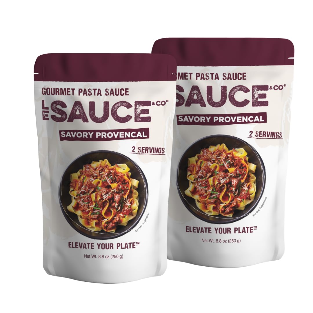 Always Fresh, Two Servings, Savory Provencal Gourmet Pasta Sauce (2 ...