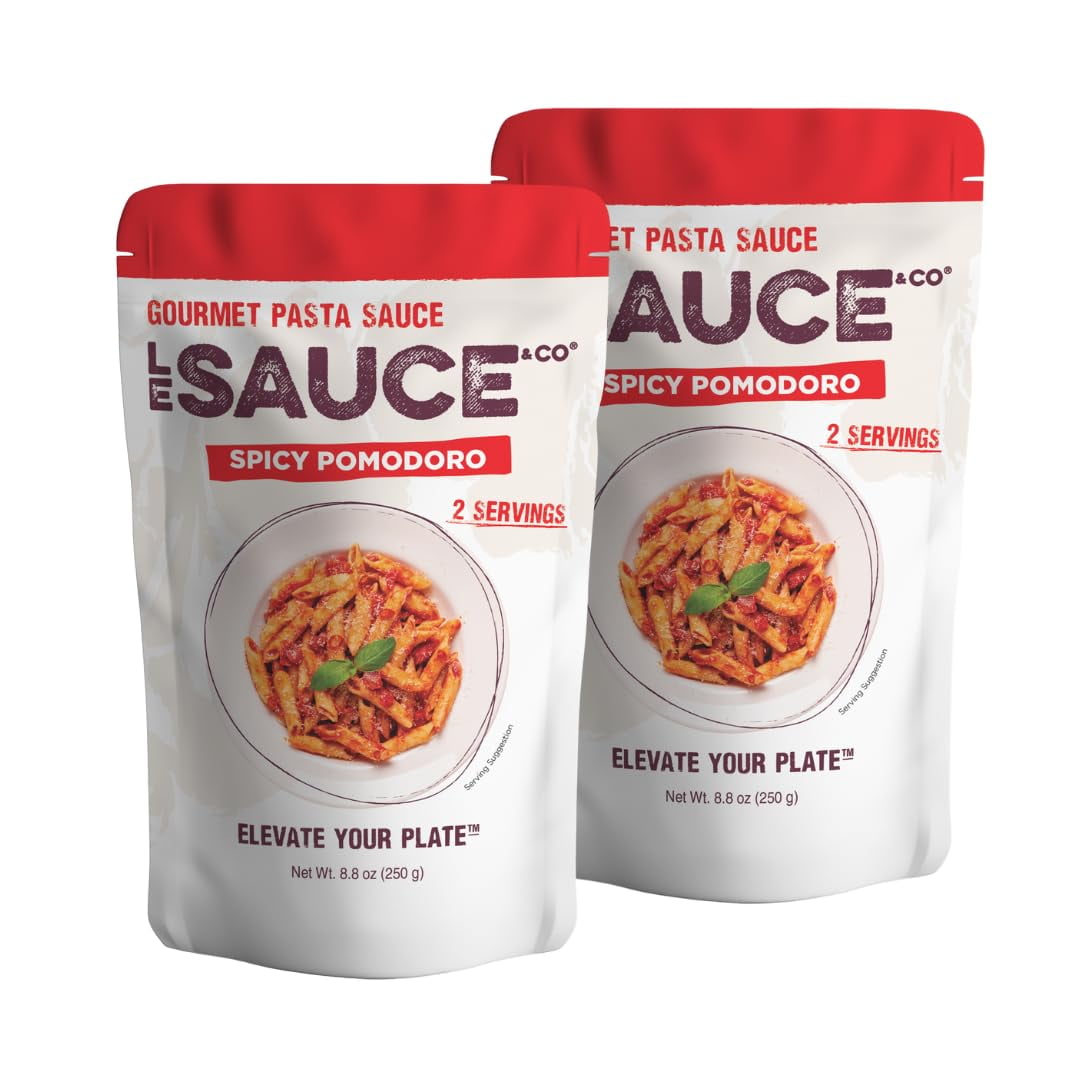 Always Fresh, Two Servings, Spicy Pomodoro Gourmet Pasta Sauce (2-pack ...