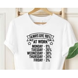 Always Give 100 At Work Shirt Funny Shirt Sarcastic Work Shirt Funny ...