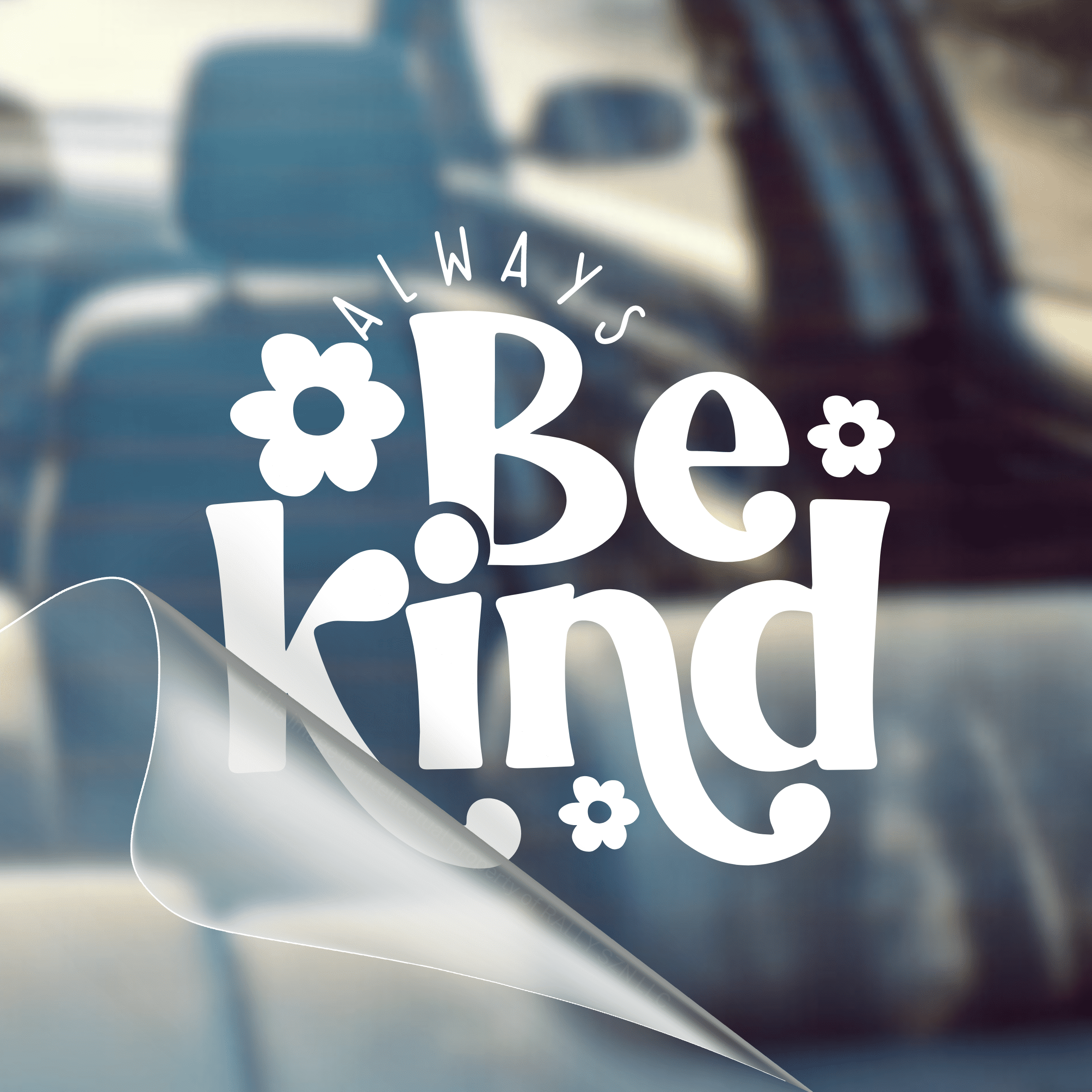 Always Be Kind - Motivational Car Vinyl Decal Bumper Sticker for Car ...