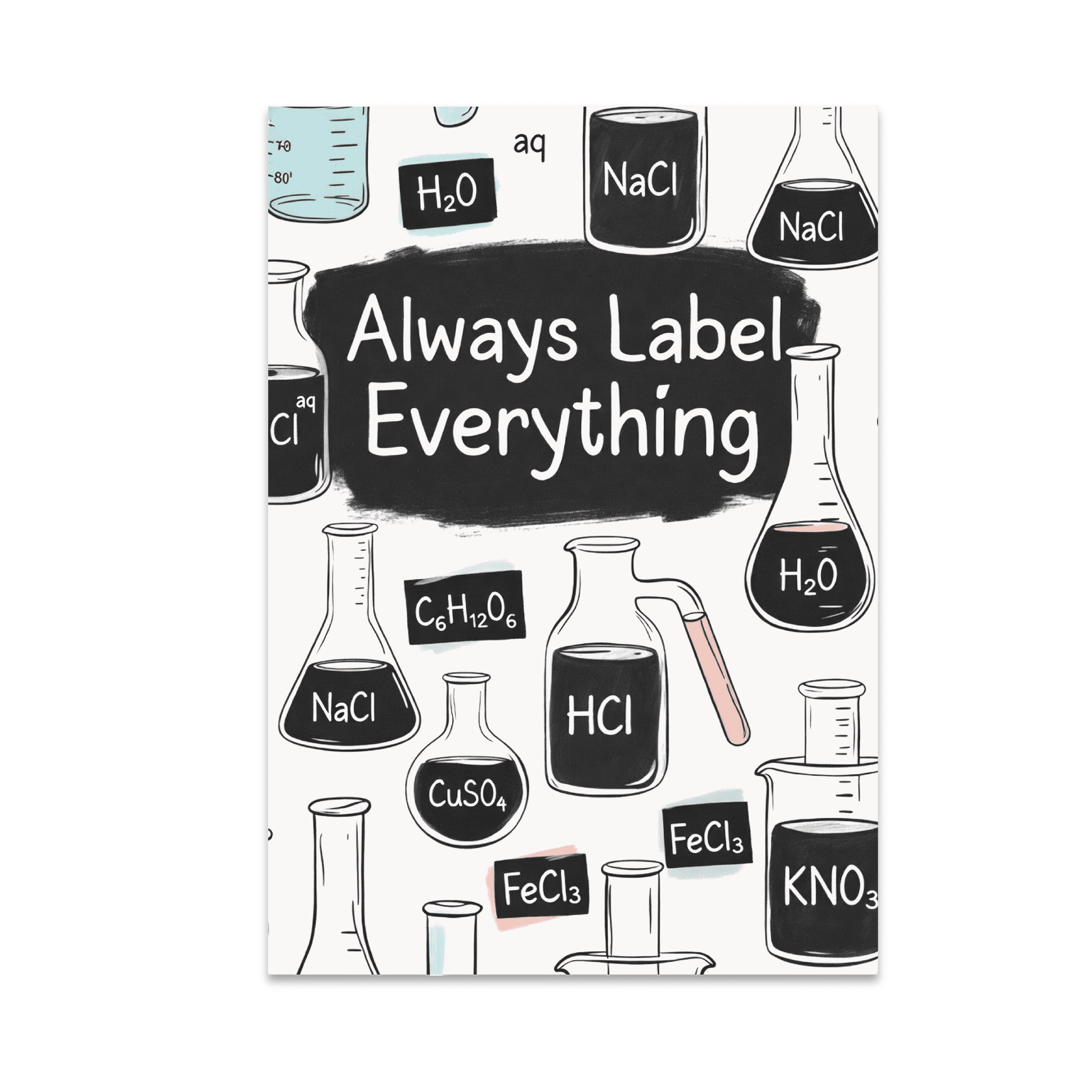 Always Label Everything Lab Organization Art - Science Enthusiast ...