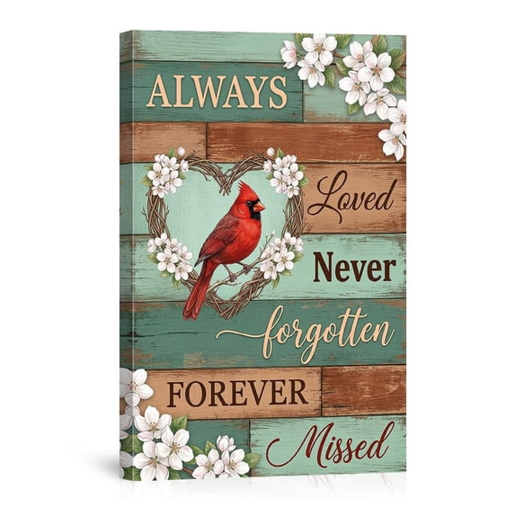 Always Loved Never Forgotten Forever Missed Cardinal Bird Memorial ...