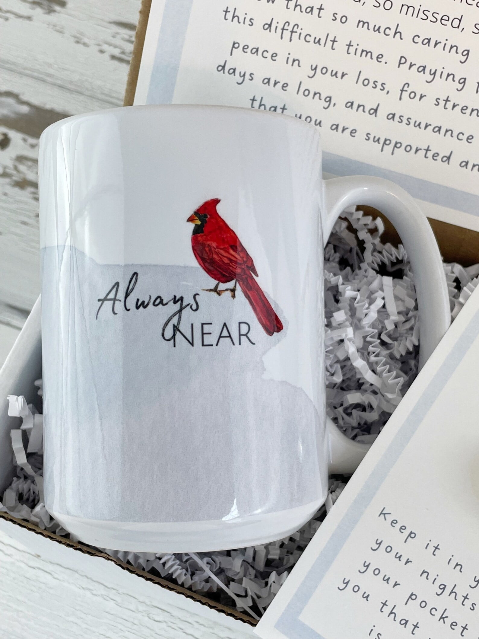 Always Near Cardinal Mug Gift Set - Sympathy, Remembrance, Condolence ...