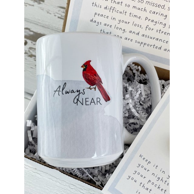 Always Near Cardinal Mug Gift Set - Sympathy, Remembrance, Condolence ...