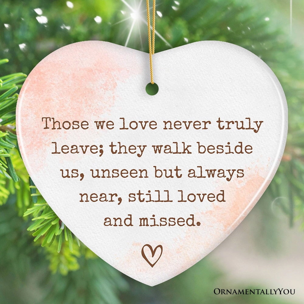 Always Near and Dear Memorial Ornament, Unseen Yet Forever Loved ...