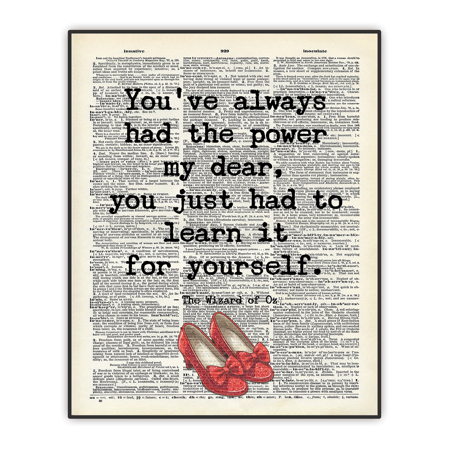 You've Always Had The Power, The wizard of oz Quote, Wicked the Good ...