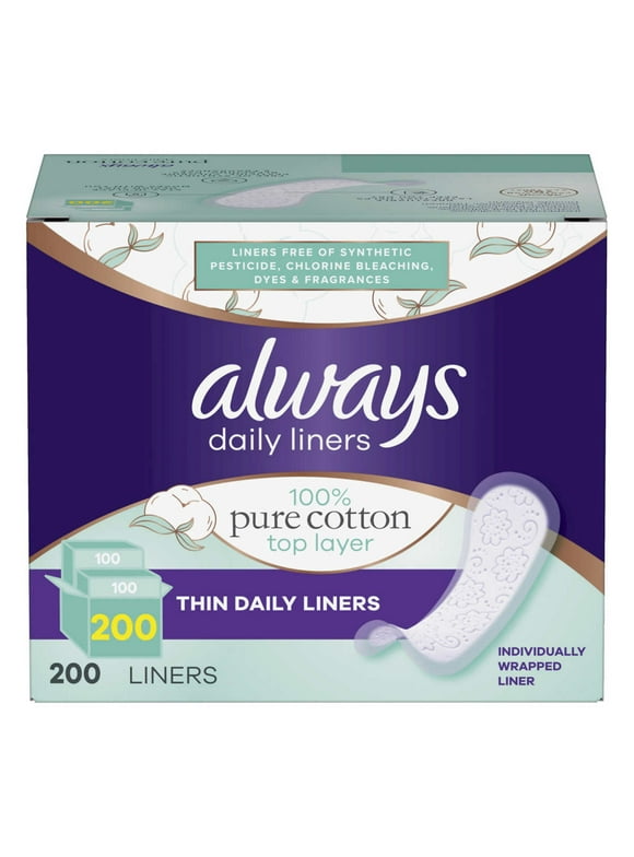 Always Panty Liners in Always - Walmart.com