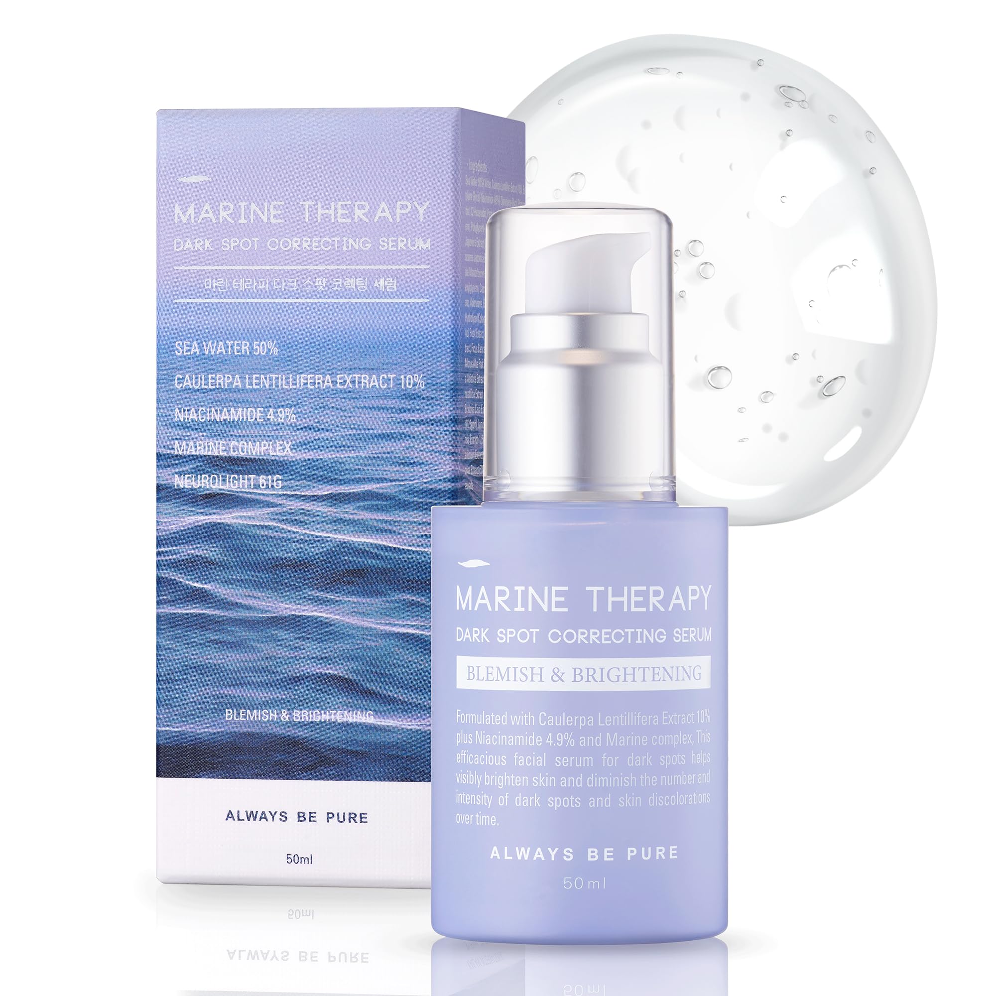 [Always be Pure] Marine Therapy Dark Spot Correcting Serum, 50ml, 1 ...