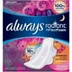Always Radiant Infinity Overnight Pads, 12 Count - Walmart.com