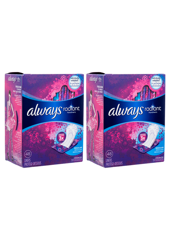 Always Panty Liners in Always - Walmart.com