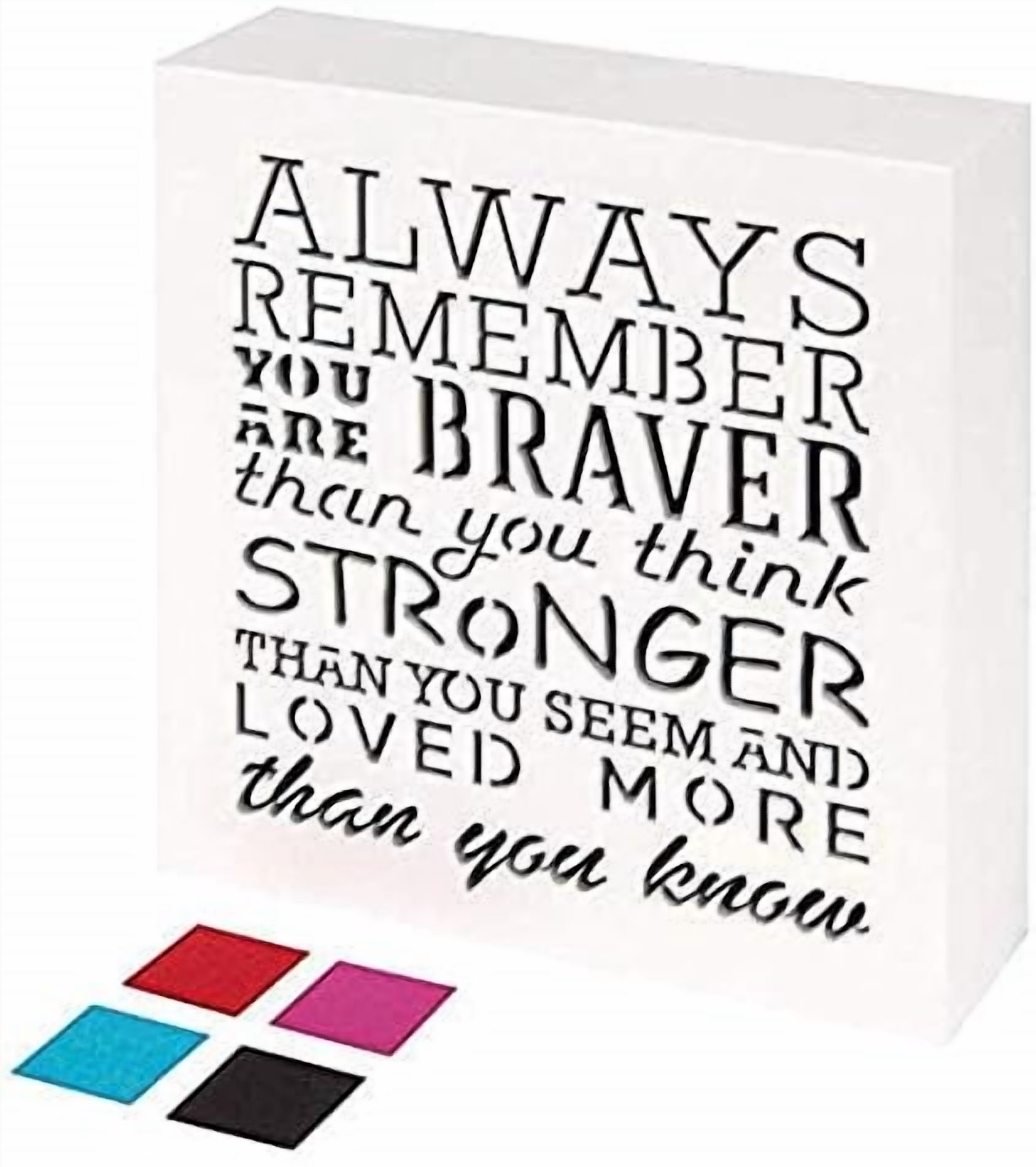 Always Remember You are Braver Than You Think - Inspirational Gifts ...