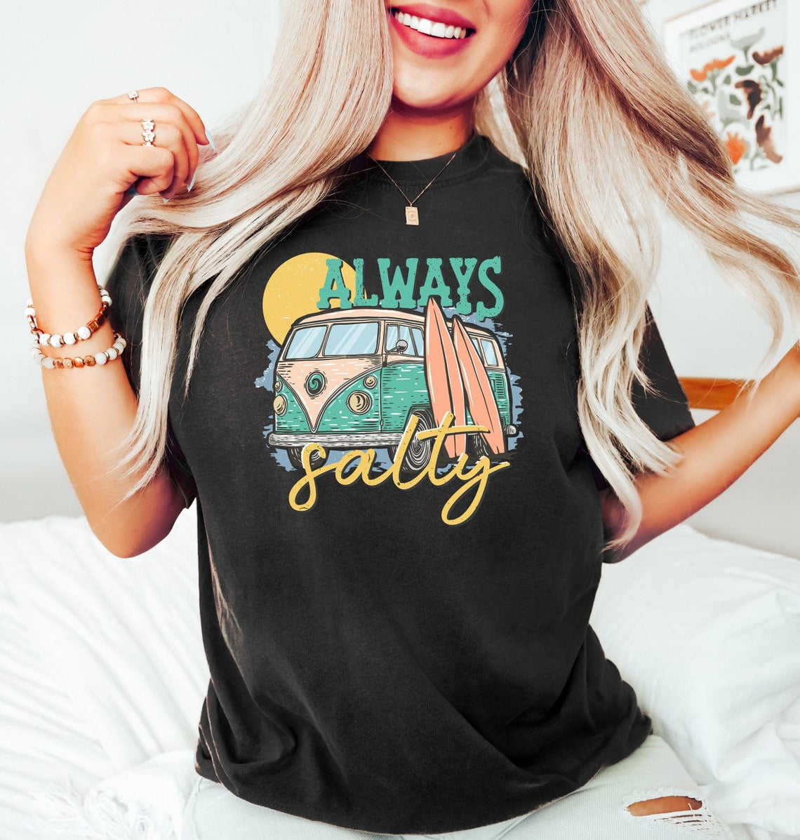 Always Salty Sweater ,Summer Beach Tee,Beach Aesthetic,Summer Vacation ...