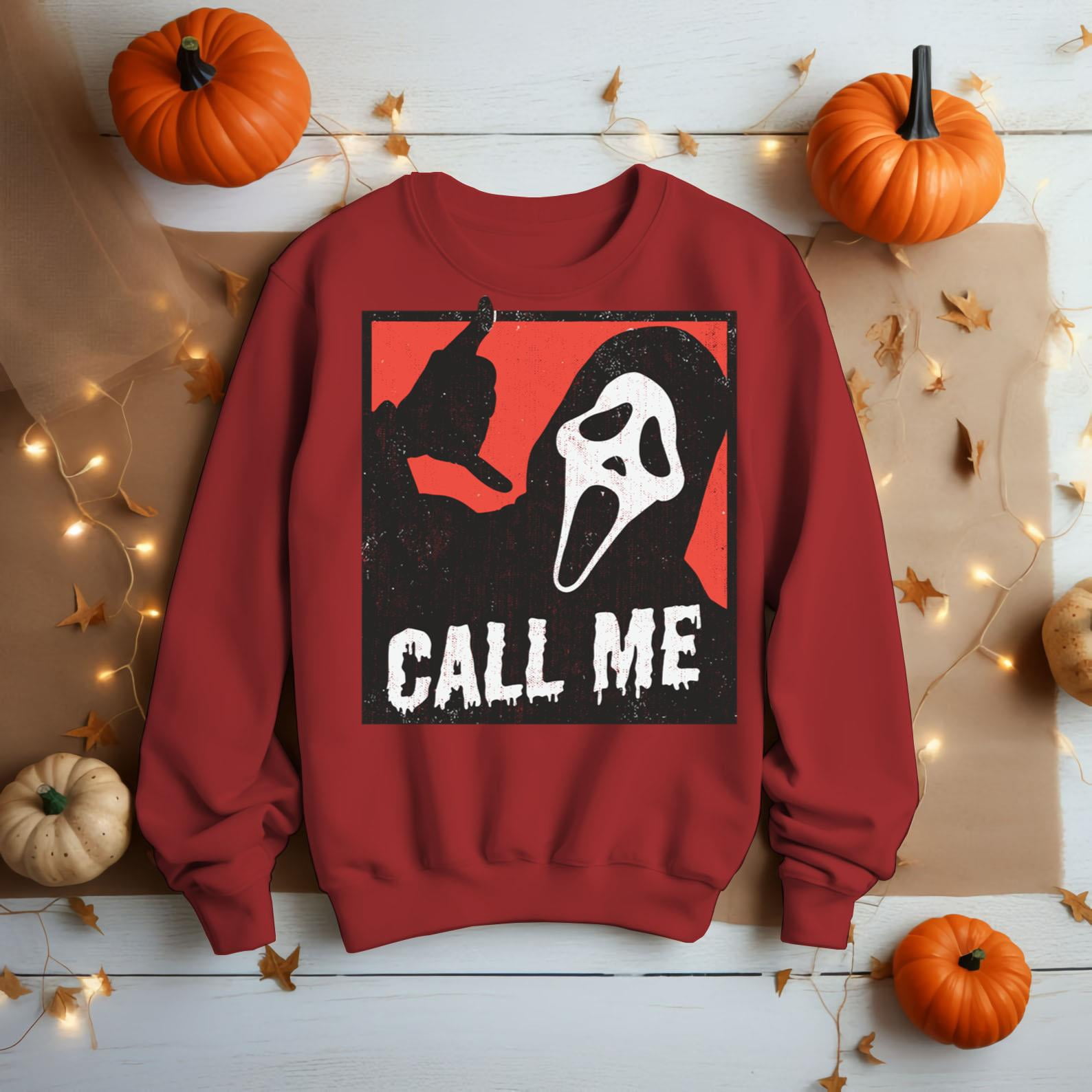 Ghostface Call Me T ShirtChristmas Gift Shirt, Sweater, Hoodie ...