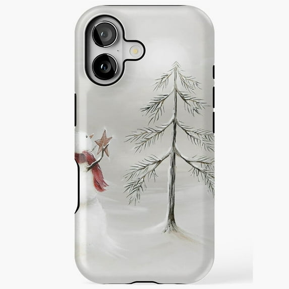 Always Shine Snowman Winter Cartoon Phone Case for iPhone 17 16 15 14 ...