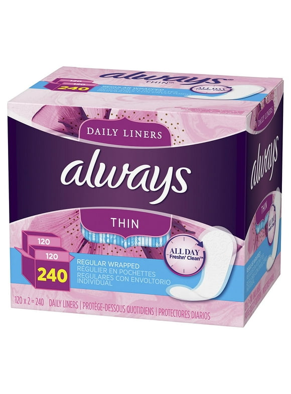 Always Panty Liners in Always - Walmart.com