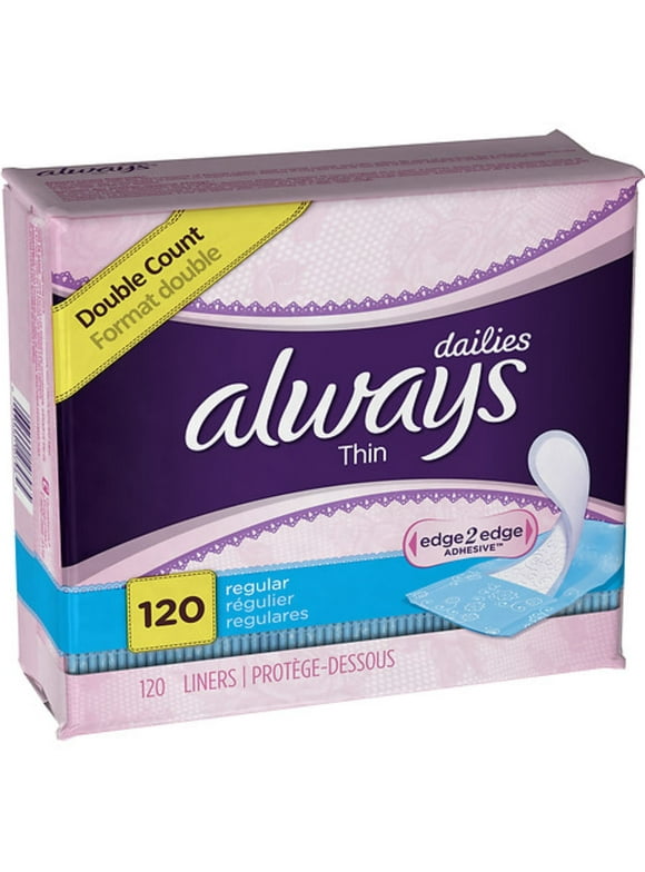 Always Panty Liners in Always - Walmart.com