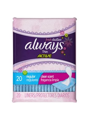 Always Panty Liners in Always - Walmart.com