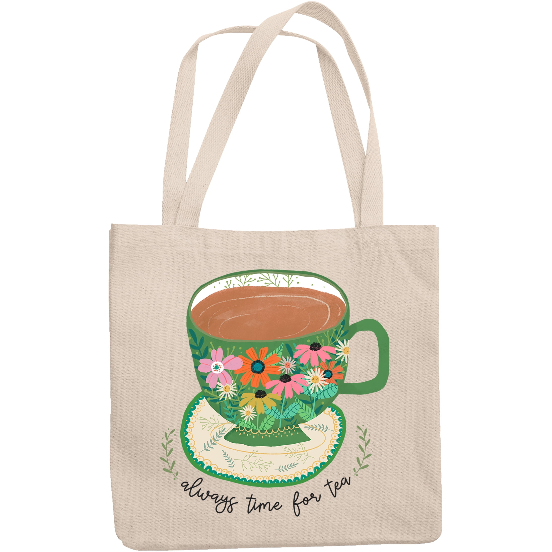 Always Time for Tea Quote with Cute Hand Drawn Teacup or Cup of Tea Art ...