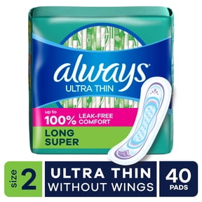 Always Pocket with FlexFoam Pads, Size 2, Heavy Flow, Wings, 20 Count ...