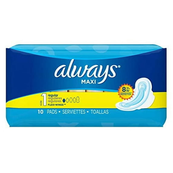 Always® Ultra Thin Size 1 Regular with Flexi-Wings? Pads 10 ct Pack HSA ...
