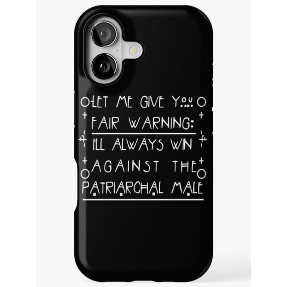 Always Win Against The Patriarchal Male Quote Phone Case for iPhone 11 ...