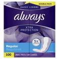 Always Anti-Bunch Xtra Protection Panty Liners, Regular Daily ...