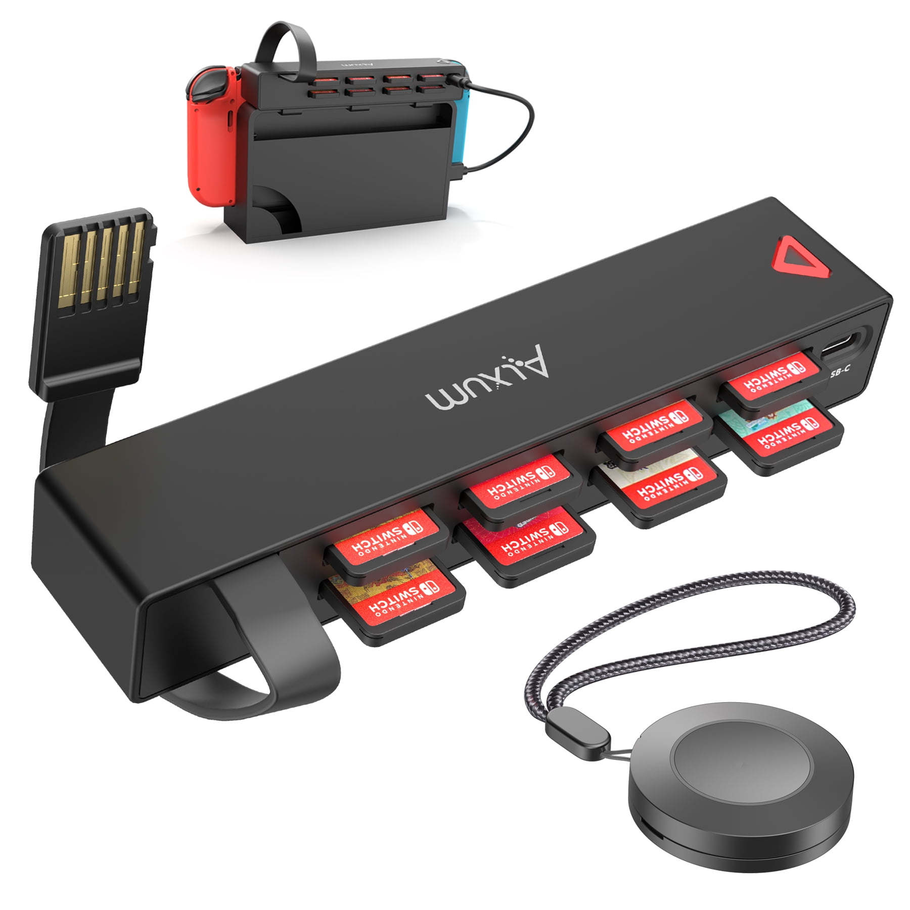 Alxum Switch Game Card Reader, Upgrade Nintendo Switch Game Card ...