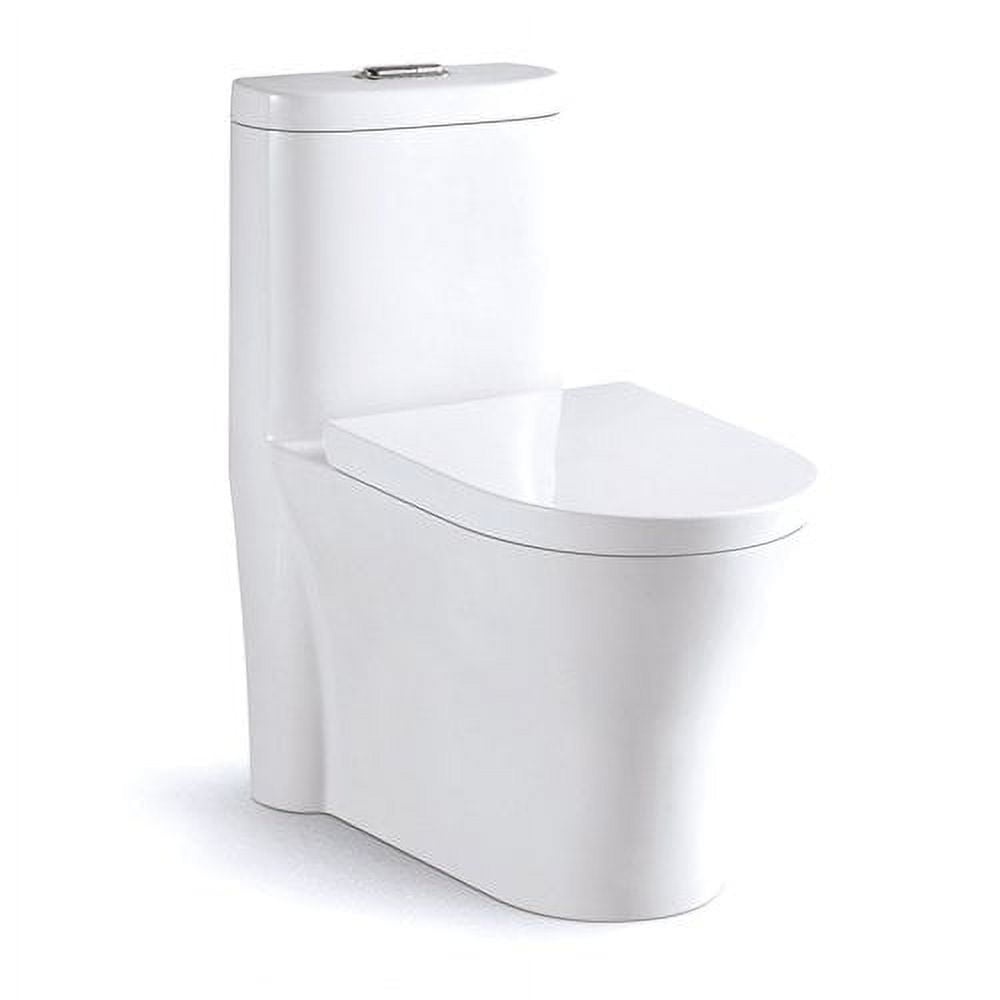 Alya Bath Harappan Dual Flush Elongated One-Piece Toilet - Walmart.com