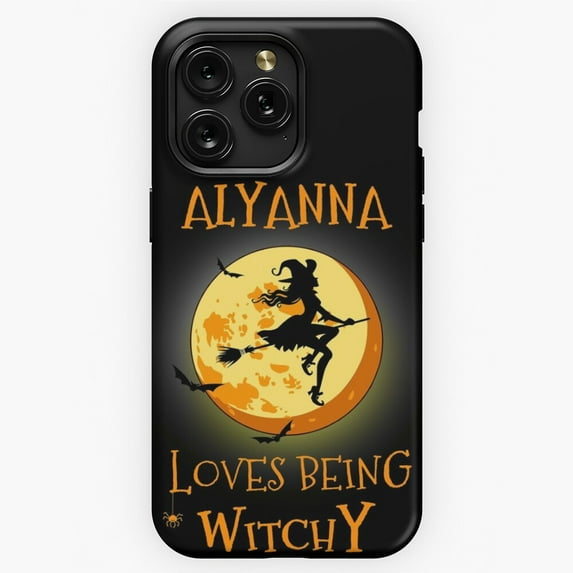 Alyanna Glam Witch Charm Halloween Power iPhone Case 17 16 15 14 13 12 ...