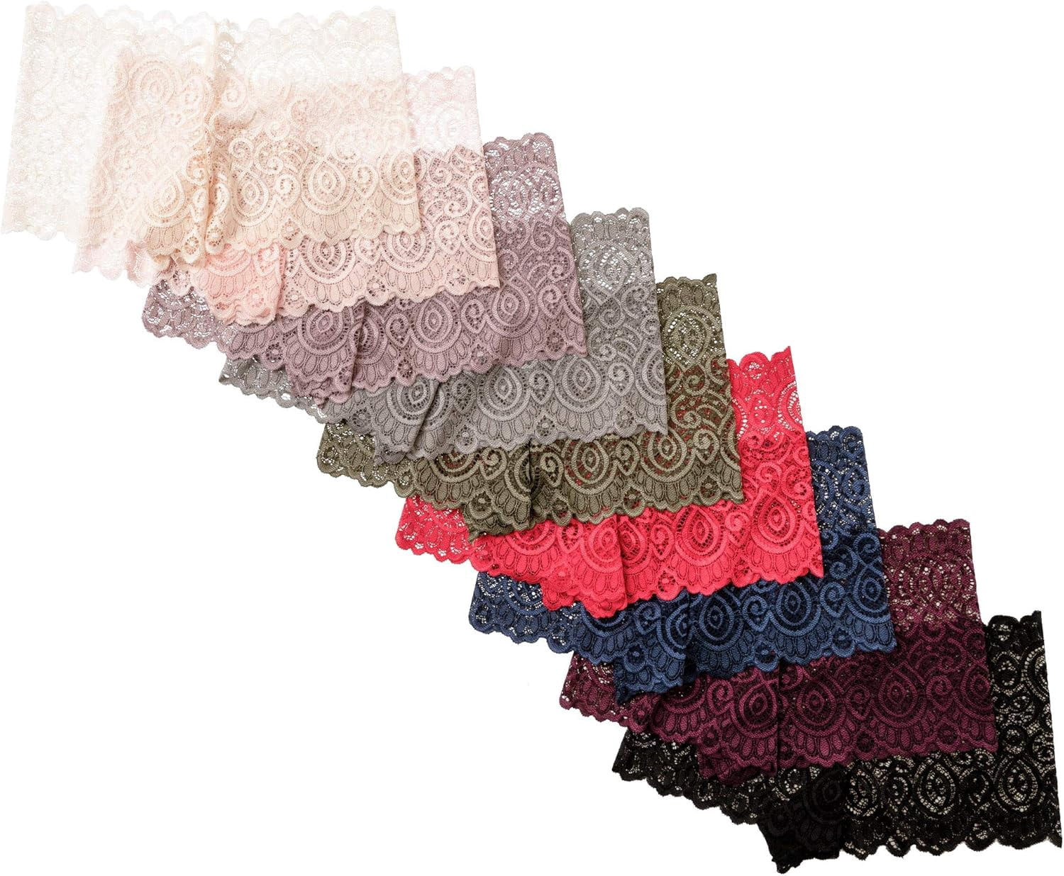 Alyce Ives Intimates Lace Boyshort Panties, 1X, 10 Pack - Walmart.com