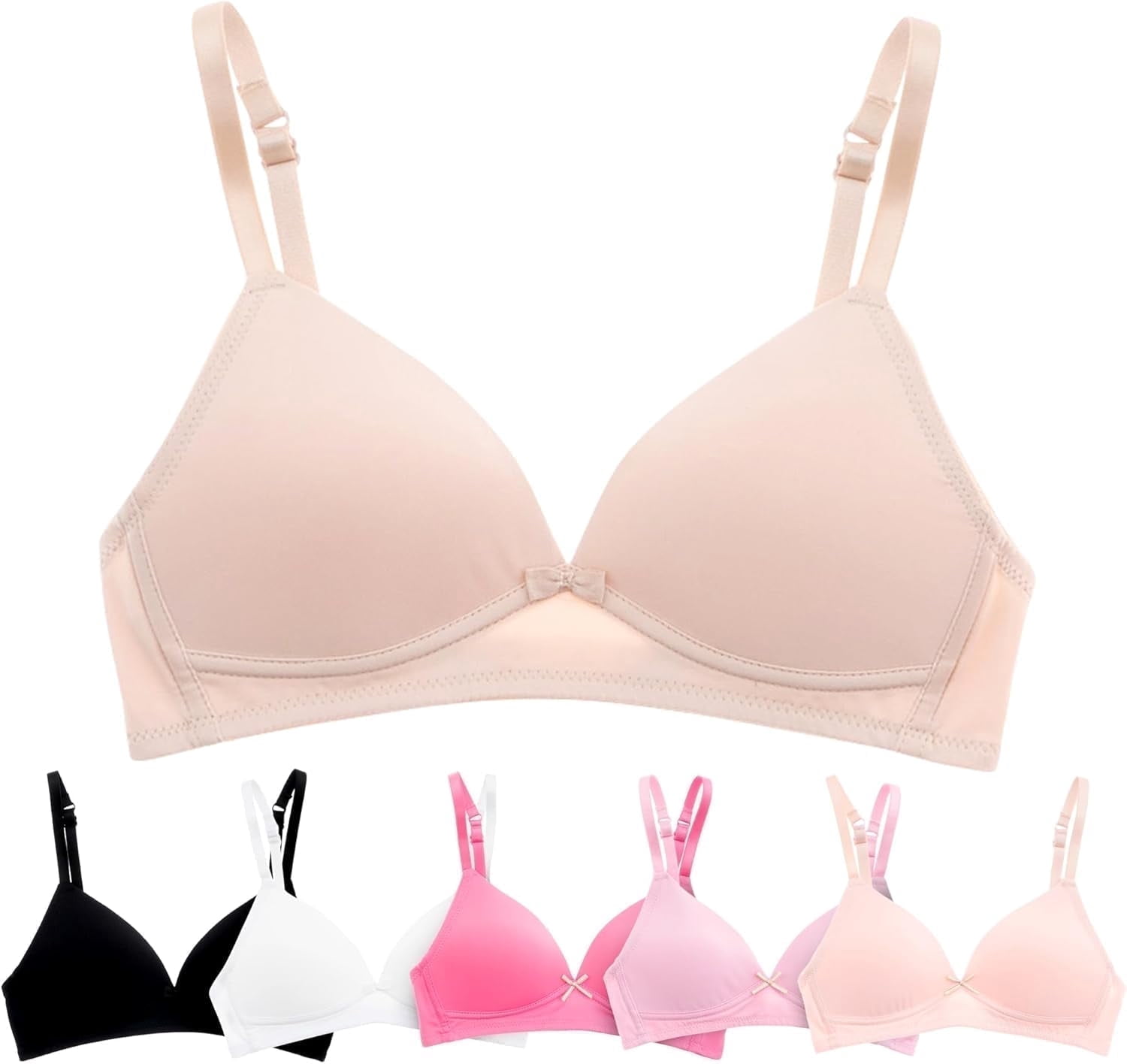 Alyce Ives Intimates Lightly Padded Bras, 34A, 6 Pack - Walmart.com