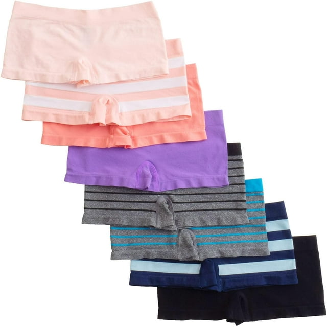 Alyce Ives Intimates Seamless Girls Panties, Solids & Stripes, L, 10 ...