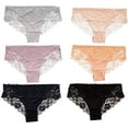 Alyce Ives Intimates Women’s Lace Bikini, Assorted, L, 6 Pack - Walmart.com