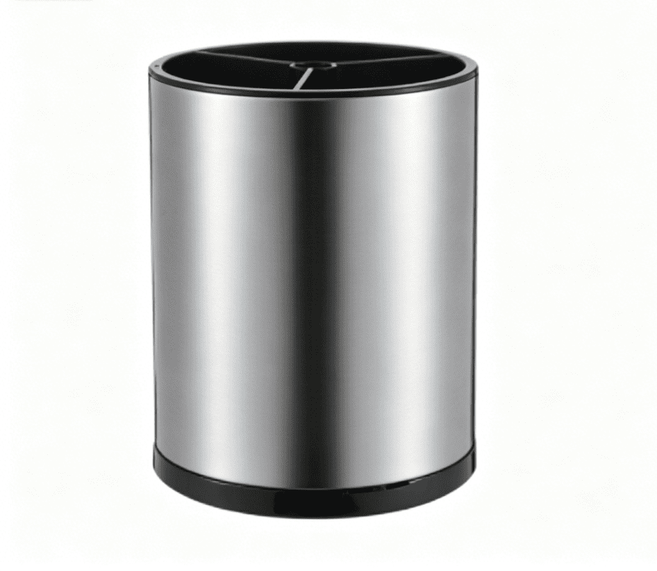 Alylo Kitchen Utensil Holder - 360° Rotating Stainless Steel Extra ...