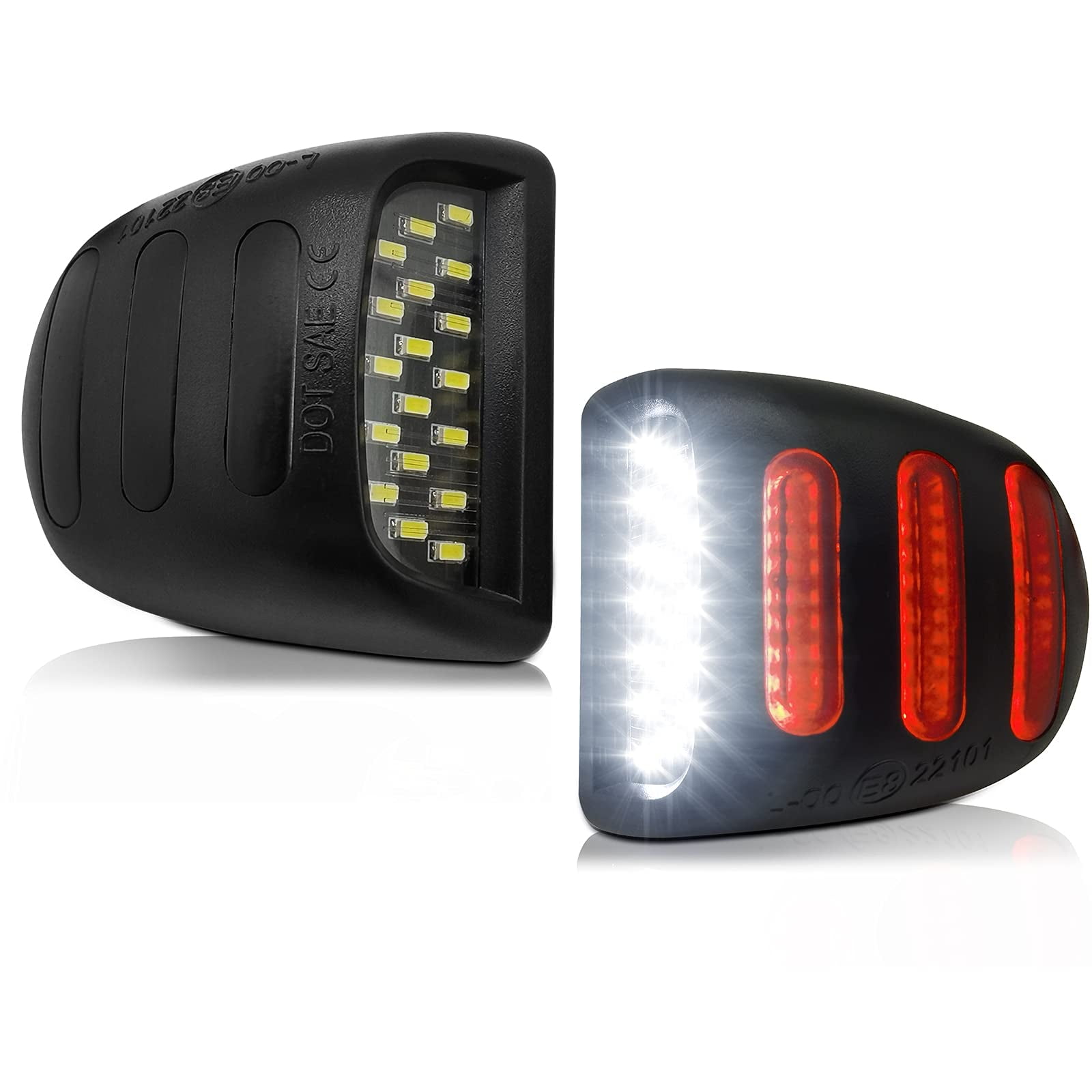 AlyoNed Red OLED Neon KEF16 Tube LED License Plate Light Tag Lamp ...