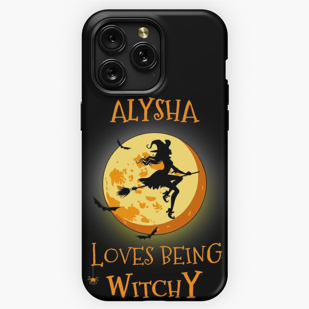Alysha Witch Life Halloween Season Art iPhone Case 17 16 15 14 13 12 11 ...