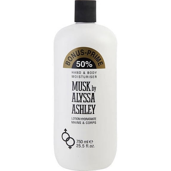 Alyssa Ashley Musk Scented Fragrance Hand & Body Lotion for Women, 25.5 ...