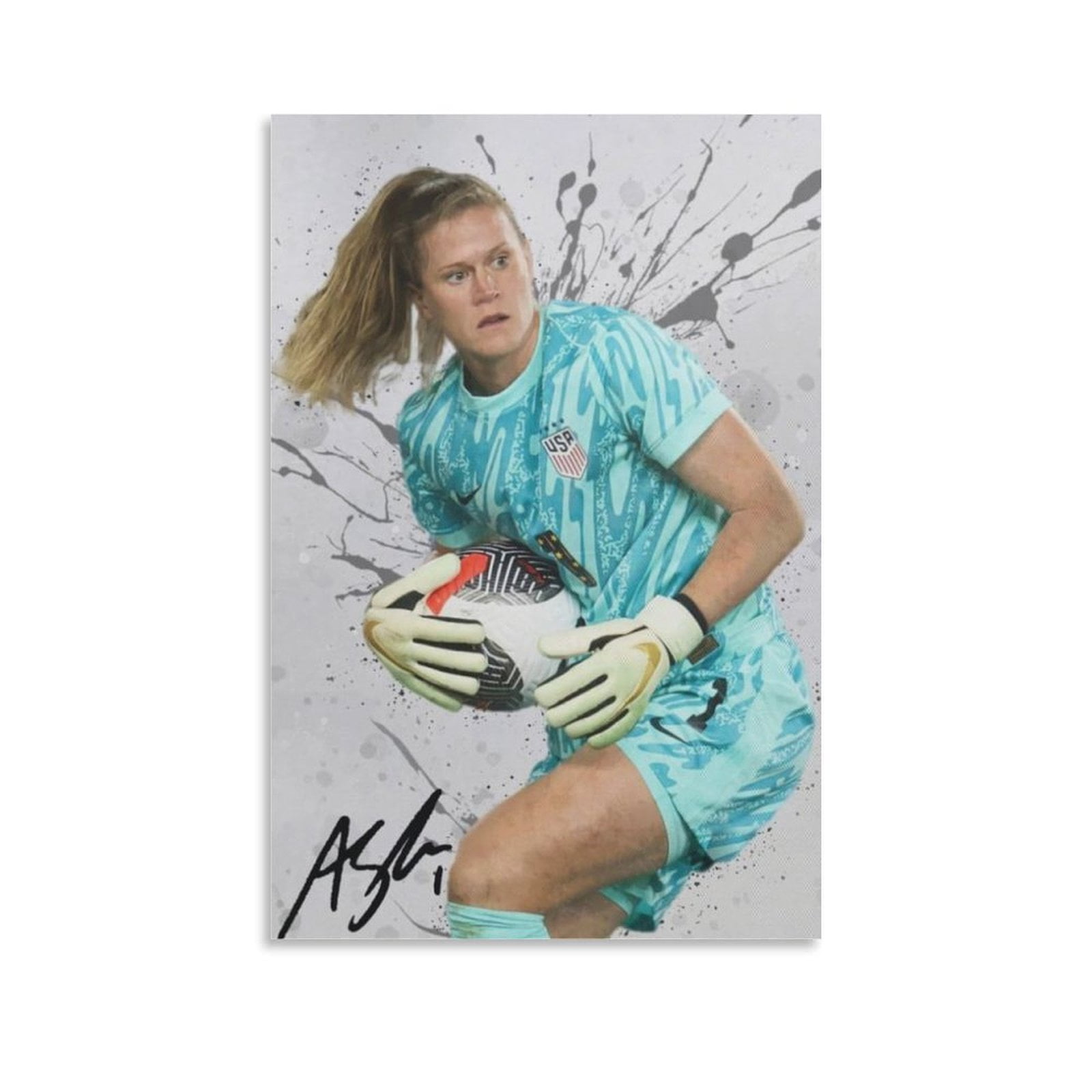 Alyssa Naeher Canvas Poster Room Aesthetic Poster Print Art Wall ...