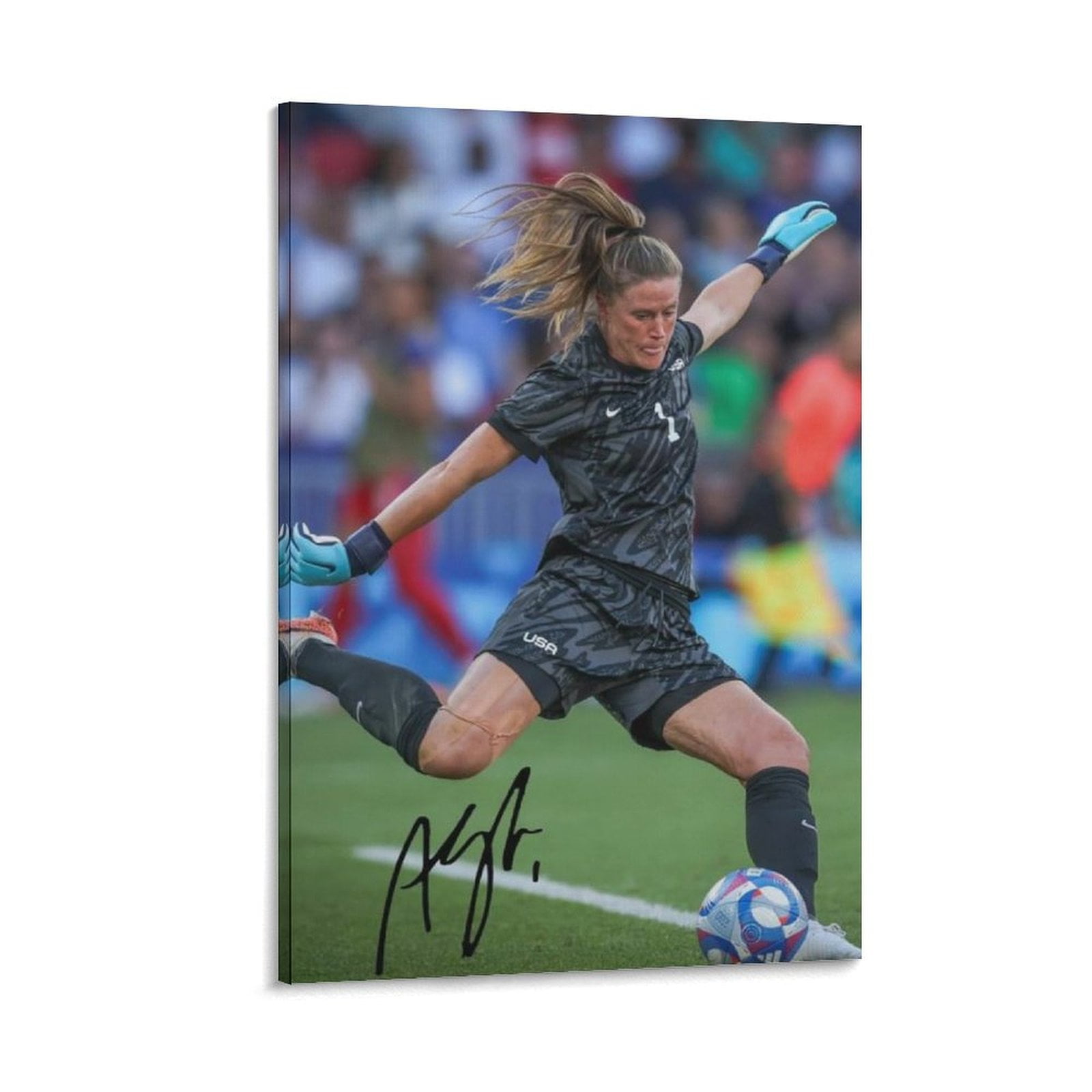 Alyssa Naeher Poster Canvas Poster Posters Art Print Wall Photo Paint ...