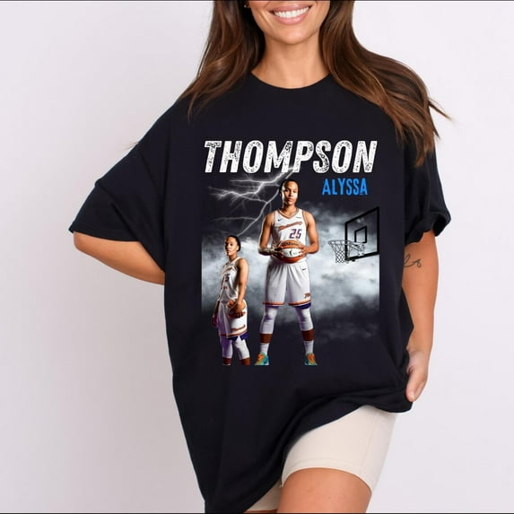 Alyssa Thompson Graphic Basketball Tee, Unisex Cotton T-shirt, Sports ...