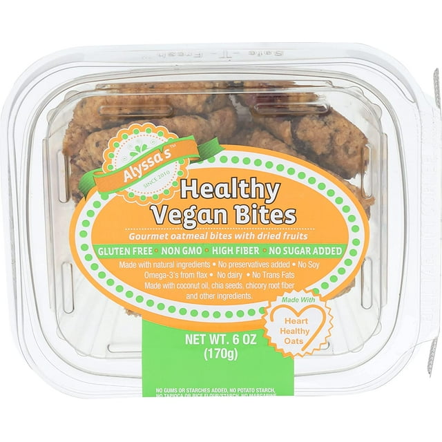 Alyssa's Healthy Vegan Cookies, 6 Ounce | 20 Pack - Walmart.com