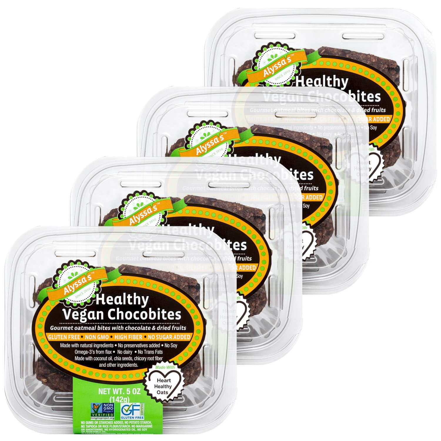 Alyssa’s Vegan Chocobites ⎸ Gluten Free Cookies, H2FSDHealthy Snacks ...