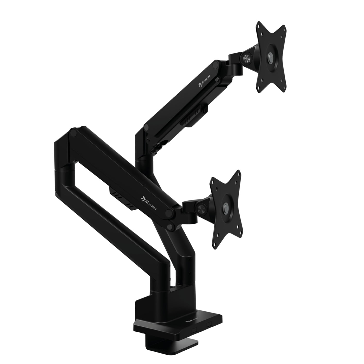 Arozzi Alzare Neo Duo - Gas Spring Monitor Arm - Black - Walmart.com
