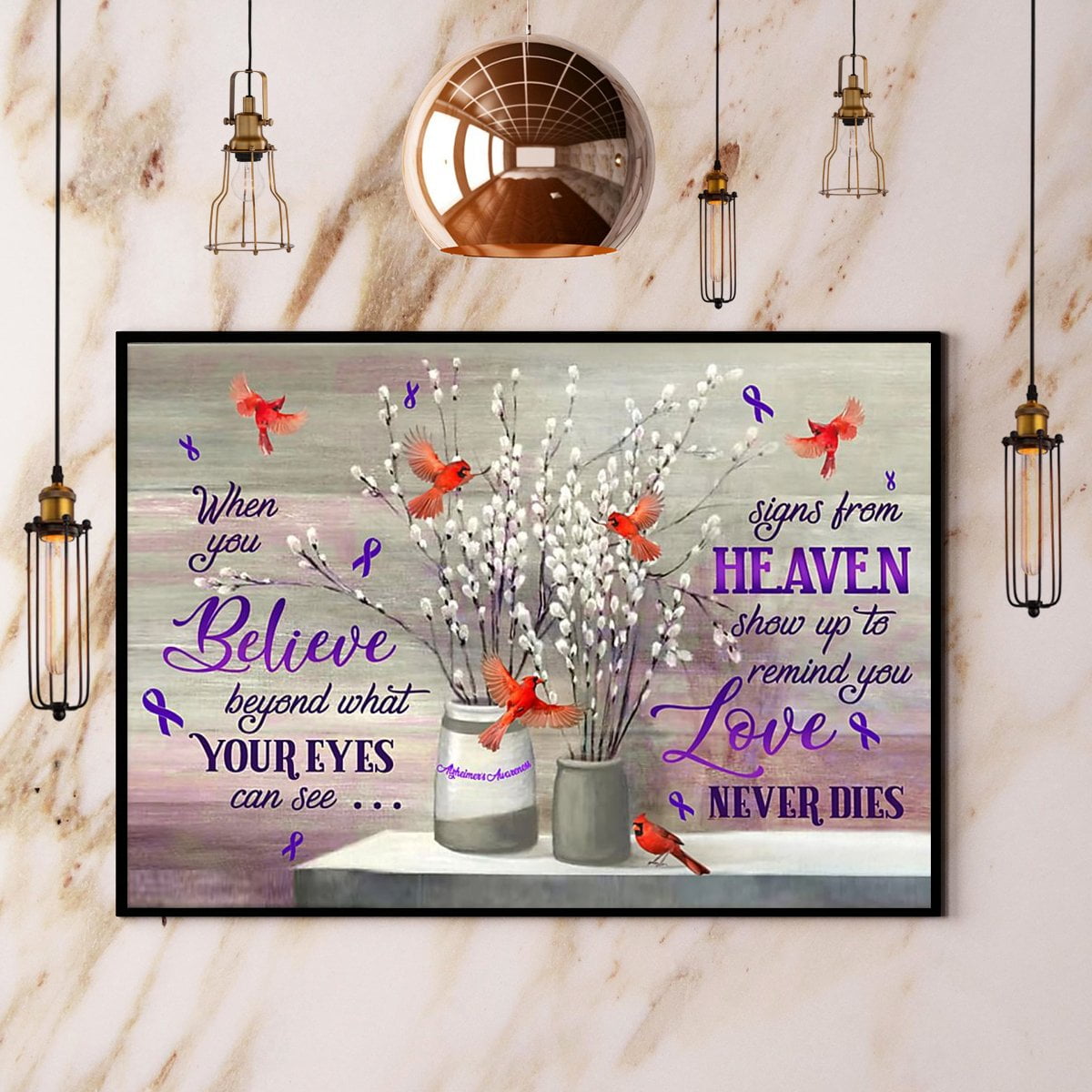 Alzheimer'S Awareness Cardinal When You Believe Beyond What Your Eyes ...