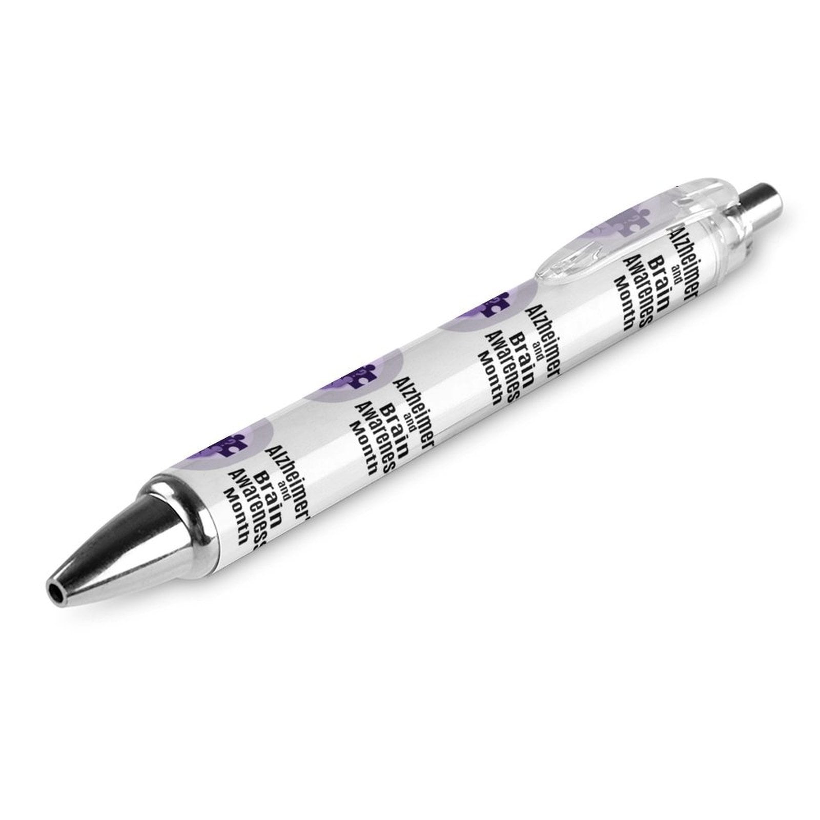 Alzheimer's And Brain Awareness Month Ballpoint Pen Retractable Pens ...