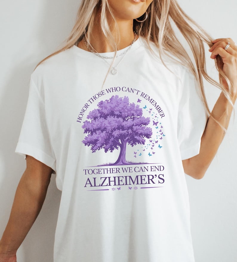 Alzheimer's Awareness Unisex Softstyle T-Shirt, Alzheimer's Month ...