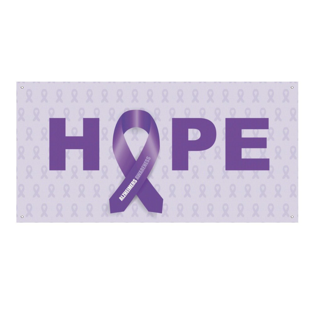 Alzheimer’s Disease Awareness Month Banners Flag Hanging Backdrop Sign ...