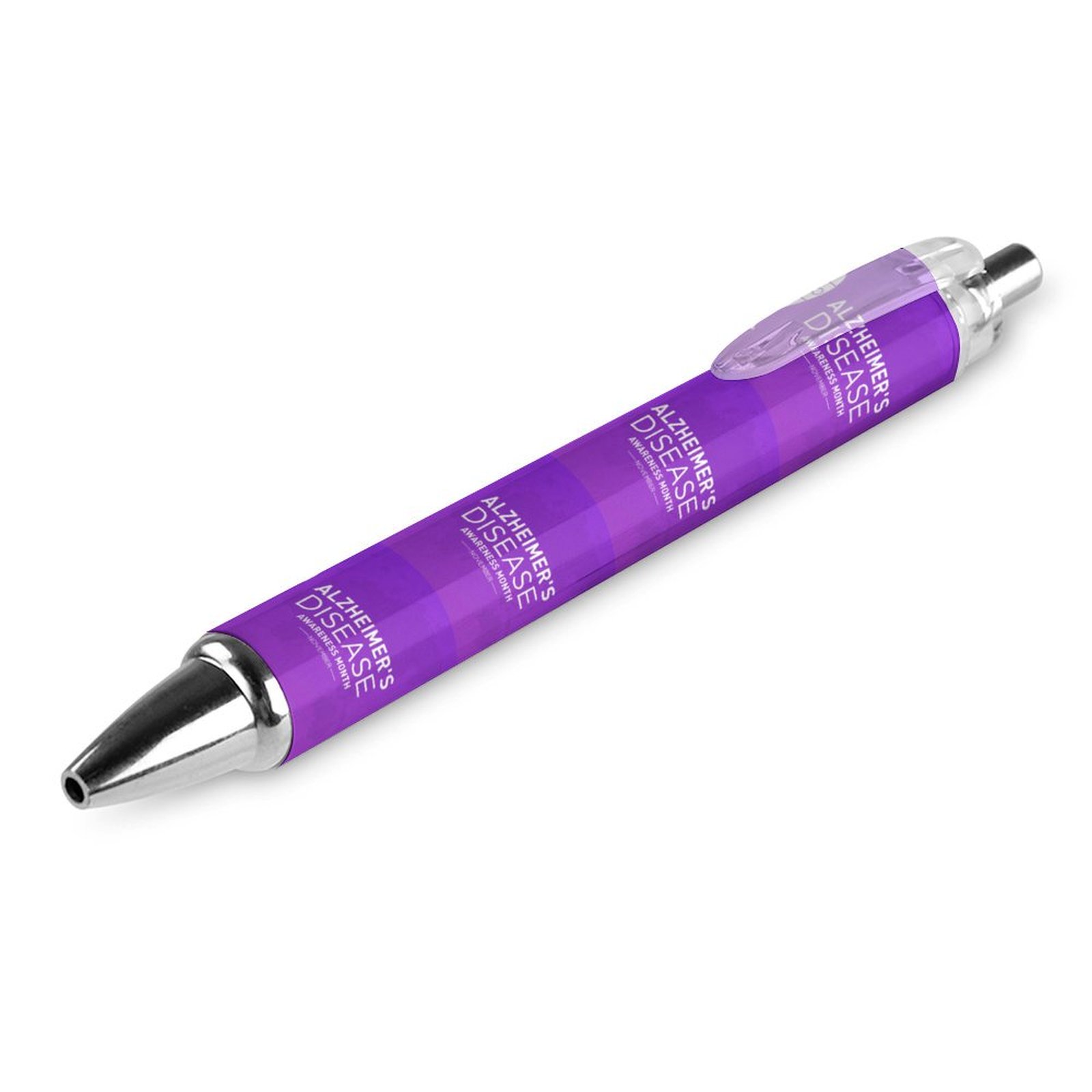 Alzheimer's Disease Awareness Month Purple Ribbon Ballpoint Pen ...