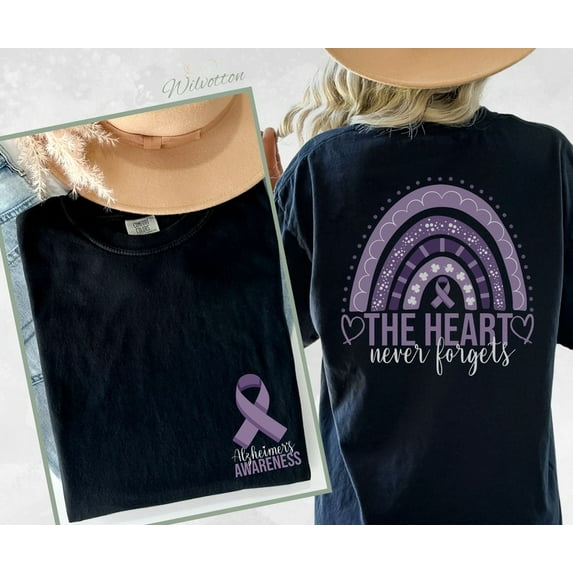 Alzheimers Awareness Ribbon Shirt, For Supporter, Alzheimer'S Awareness ...